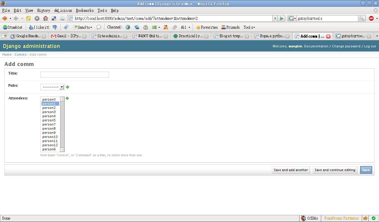 #4907 (MultipleChoiceField cleaned_data returns last choice) – Django